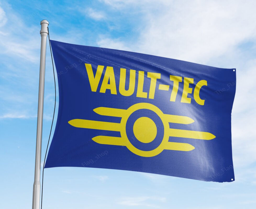 Vault Tec, Fallout Flag 3x5ft Banner Man Cave Wall Decor Sign – The ...
